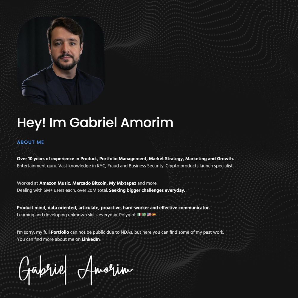 Gabriel Amorim | Resume